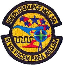 USAF 0151-0160 - 155th Resource Management Squadron - US Military Patches
