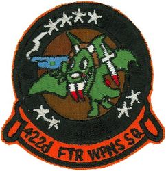 USAF 0421-0430 - 422d Fighter Weapons Squadron - US Military Patches